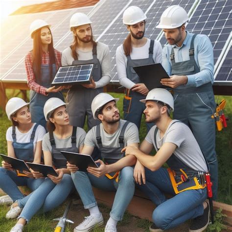 Premium Photo Community Solar Project Meeting