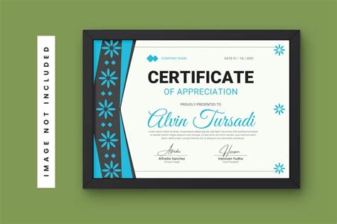 Premium Vector Certificate Of Appreciation Template Design