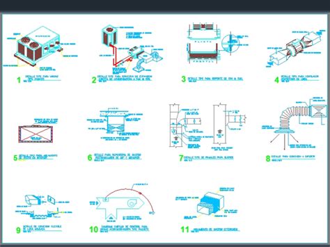 Air Conditioner Installation In Autocad Cad 83661 Kb Bibliocad