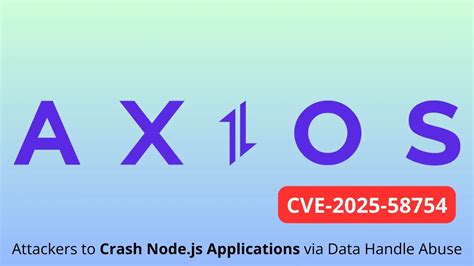 Axios Vulnerability Enables Attackers To Crash Nodejs Applications Via