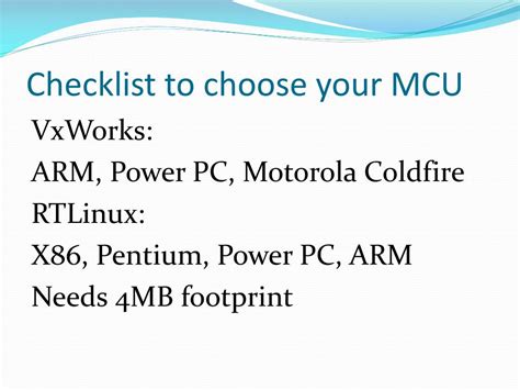 PPT How To Select The Right MCU For Your Design PowerPoint Presentation ID