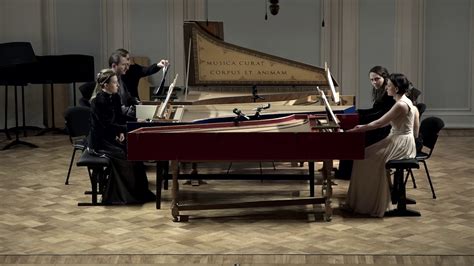 J S Bach Concerto For 4 Harpsichords BWV 1065 YouTube