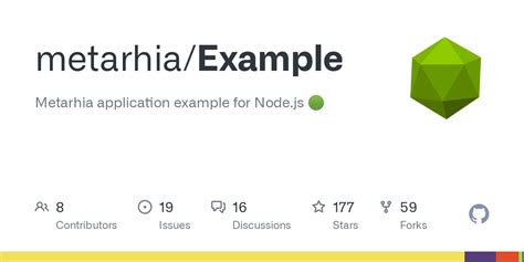 Github Metarhia Example Metarhia Application Example For Node Js