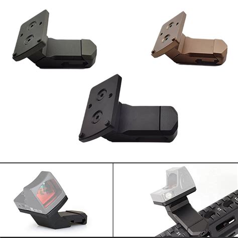 optic mount for trijicon rmr sro offset scope mount for red dot sight