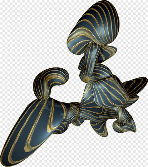 Mrrobin C4d Age7 블루와 브라운 스트라이프 장식 Png Pngegg