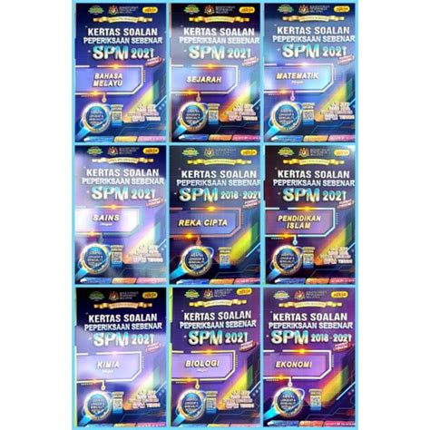 Pustaka Yakin Kertas Soalan Peperiksaan Sebenar Spm 2021 Shopee