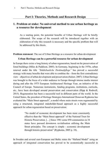 PDF Problem Hypothesis And Research Questions