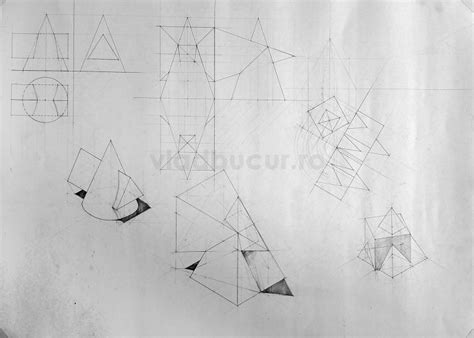 Geometrie Descriptiva Vlad Bucur Geometric Drawing Geometry