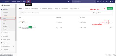 Gitlab 管理员设置 Csdn博客