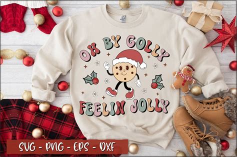 Oh By Golly Feelin Jolly SVG Graphic By Extreme DesignArt Creative Fabrica