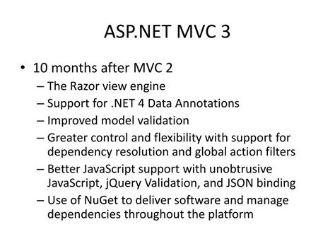 Ppt Mvc 4 Powerpoint Presentation Free Download Id5347459