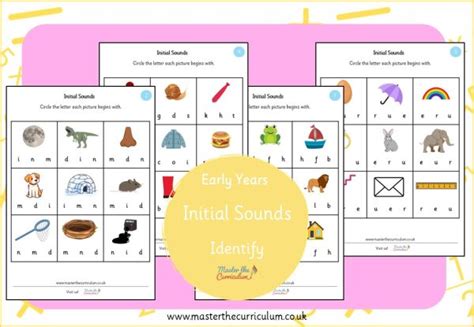 Initial Sounds Identify Master The Curriculum