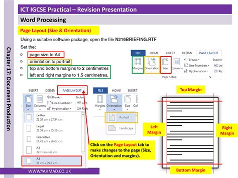 ict igcse practical revision word processing pdf