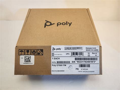 Polycom 2200 85250 001 IP Table Microphone For Poly G7500 NEW Open
