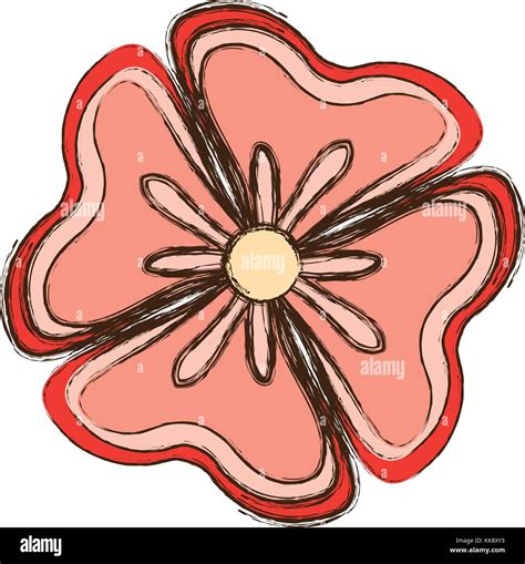Flower Vector Illustration Stock Vector Image And Art Alamy