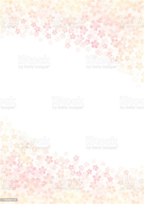 벚꽃 의 프레임 배경 벚꽃에 대한 스톡 벡터 아트 및 기타 이미지 벚꽃 배경 주제 Washi Paper Istock