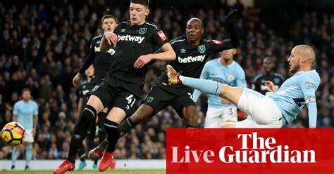 Manchester City 2 1 West Ham United Premier League As It Happened