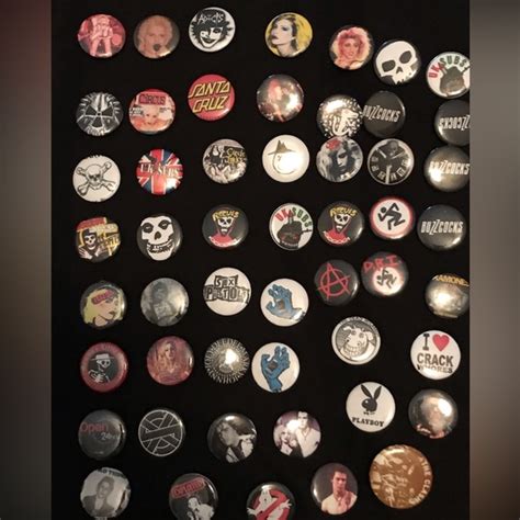 Other Vintage Punk Rock Pins Poshmark