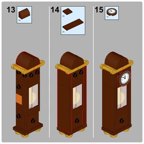 Grandfather Clock Moc Instructions R Lego