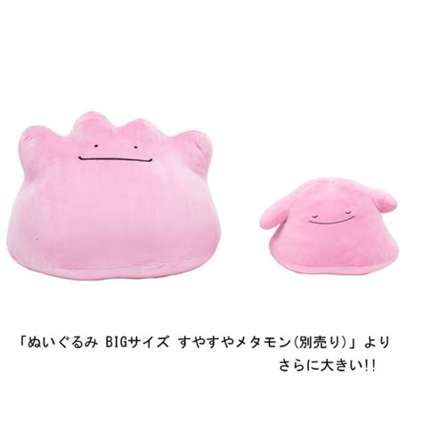 超ビッグサイズもっちりぬいぐるみ メタモン発売決定 ポケモンメモ