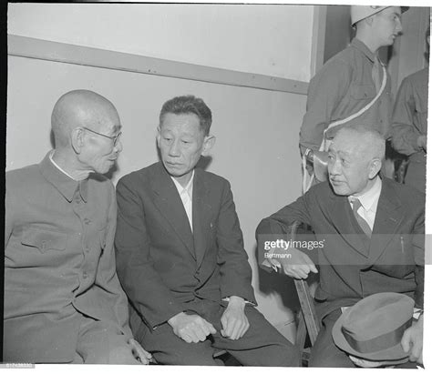 Defendants In Jap War Criminal Trials Tokyo Japan Three Of The 28