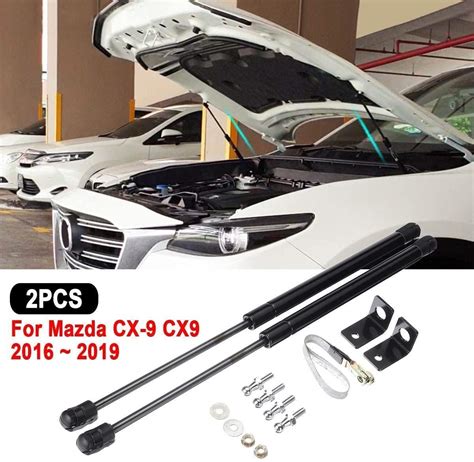 Acycy 2x Front Engine Cover Arm Gas Hydraulic Struts Rod Desertcart