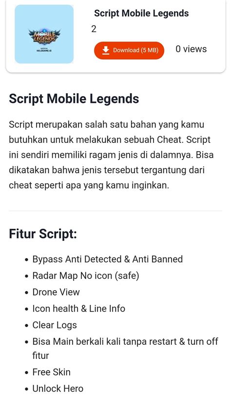 script ml terbaru 2022 ayo download sekarang