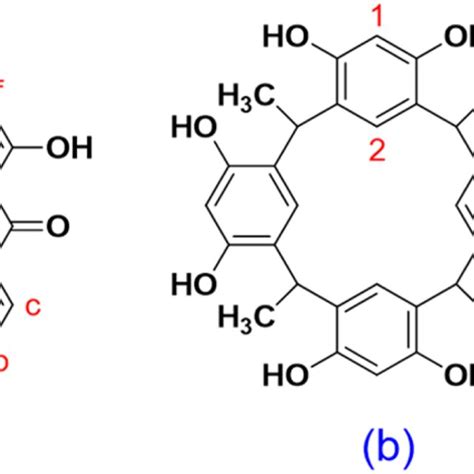 Chemical Structure Of A Oxybenzone B C Methylresorcin 4 Arene Download Scientific Diagram