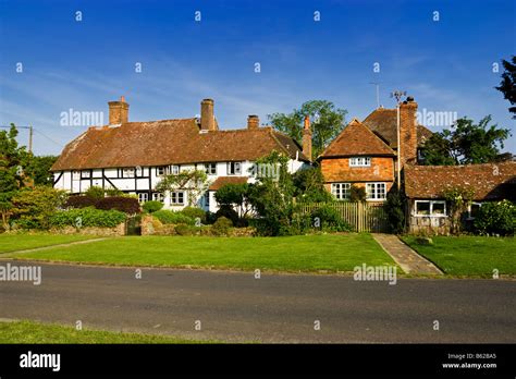 West Sussex Old Houses In The Village Of Lurgashall West Sussex
