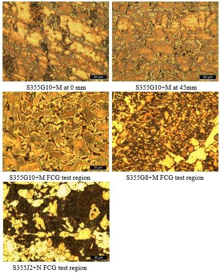 Variation Of Microstructure Of S355 Steel Plate With Thickness Also