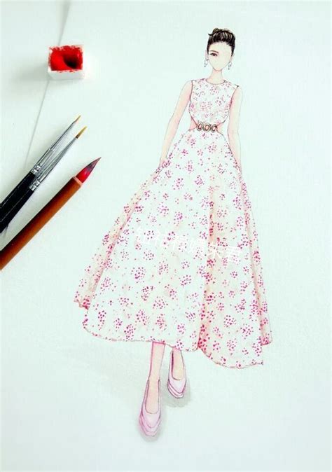 【那些大師的手繪服裝婚紗禮服設計圖】怪 高清图片，堆糖，美图壁纸兴趣社区