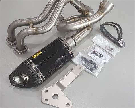 Akrapovic Exhaust System Yamaha Mt 07fz 07 2018 Racing Line Carbon S