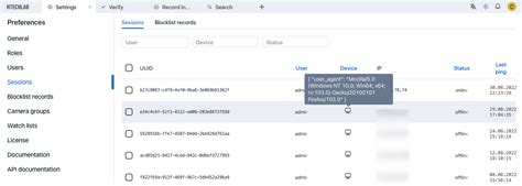 list of user sessions blocklist — findface multi 2 1 documentation