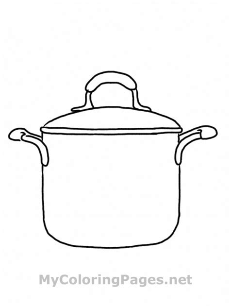 Coloriage Ustensiles De Cuisine Dessin Gratuit à Imprimer