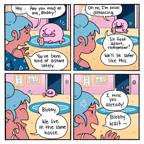 Blobby And Friends On Twitter Blobby Said 6 Feet 😅 Comics Rjeitu98ey Twitter
