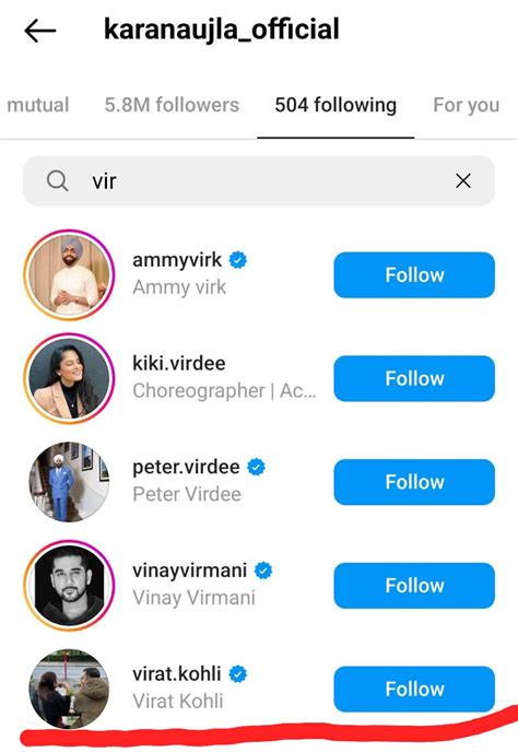 Cricket King Virat Kohli Follows Punjabi Singer Karan Aujla Details