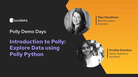 [ep1] Polly Demo Days Explore Data With Polly Python Youtube