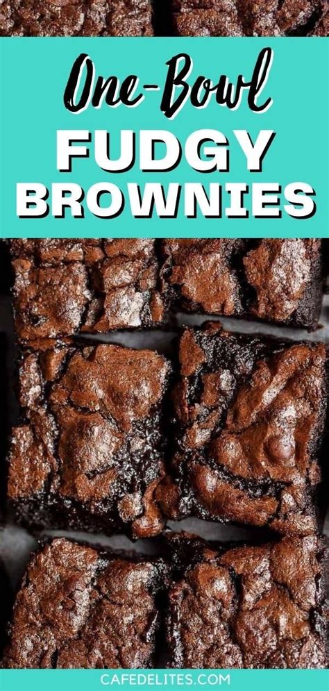 Easy One Bowl Cocoa Brownies Artofit
