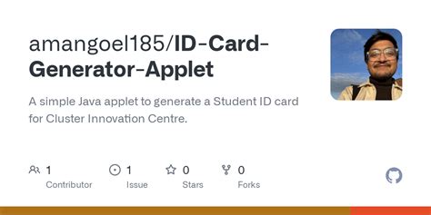 Github Amangoel185id Card Generator Applet A Simple Java Applet To