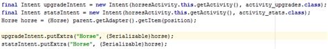 Java Passing Object Through Intent Object Cant Be Serializable