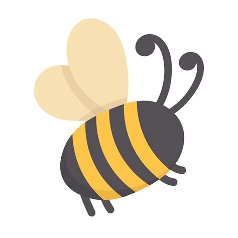 Doodle Clipart Abeja Linda De La Historieta Todos Los Objetos Se