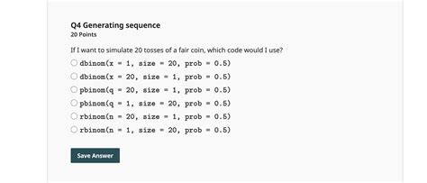 Solved Q4 ﻿generating Sequence20 ﻿pointsif ﻿i Want To