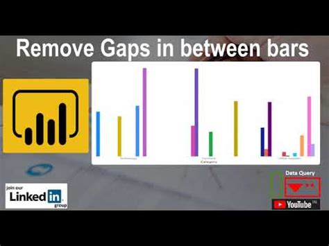 Remove Gaps In Between Bars In Power Bi Youtube
