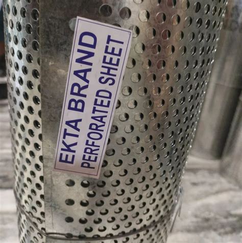 GI Perforated Sheet At 40 Square Feet Galvanized Iron Perforated