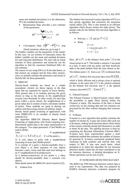 A Novel Classification Via Clustering Method For Anomaly Based Network