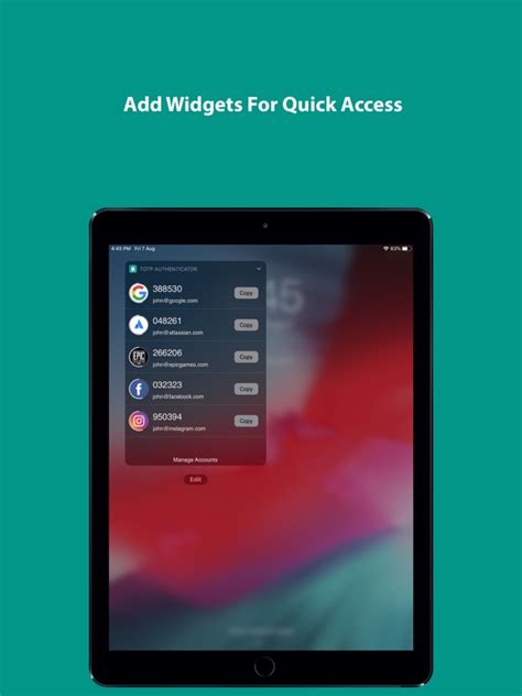Totp Authenticator Fast 2fa For Ios Iphoneipadipod Touch Free