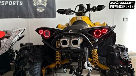 Installing Rjwc Neutrino Lights On 21 Can Am Renegade Xmr 1000 Youtube