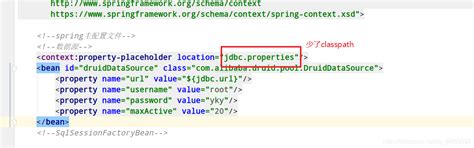 Ssm整合错误：orgspringframeworkbeansfactorybeaninitializationexception Could Not Load Properties
