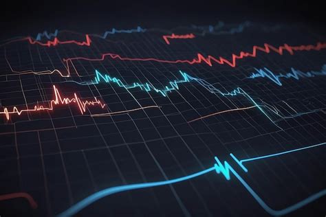 Electrocardiogram Graphic Premium AI Generated Image