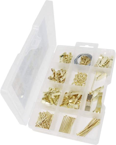 Tkexcellent Brass Plated Picture Hangers Assortment Kit233 Pieces